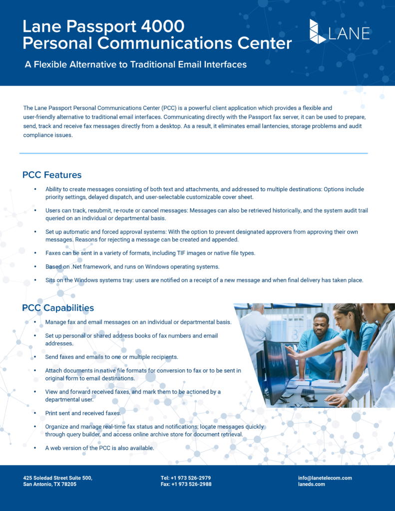 Product Data Sheets - Lane