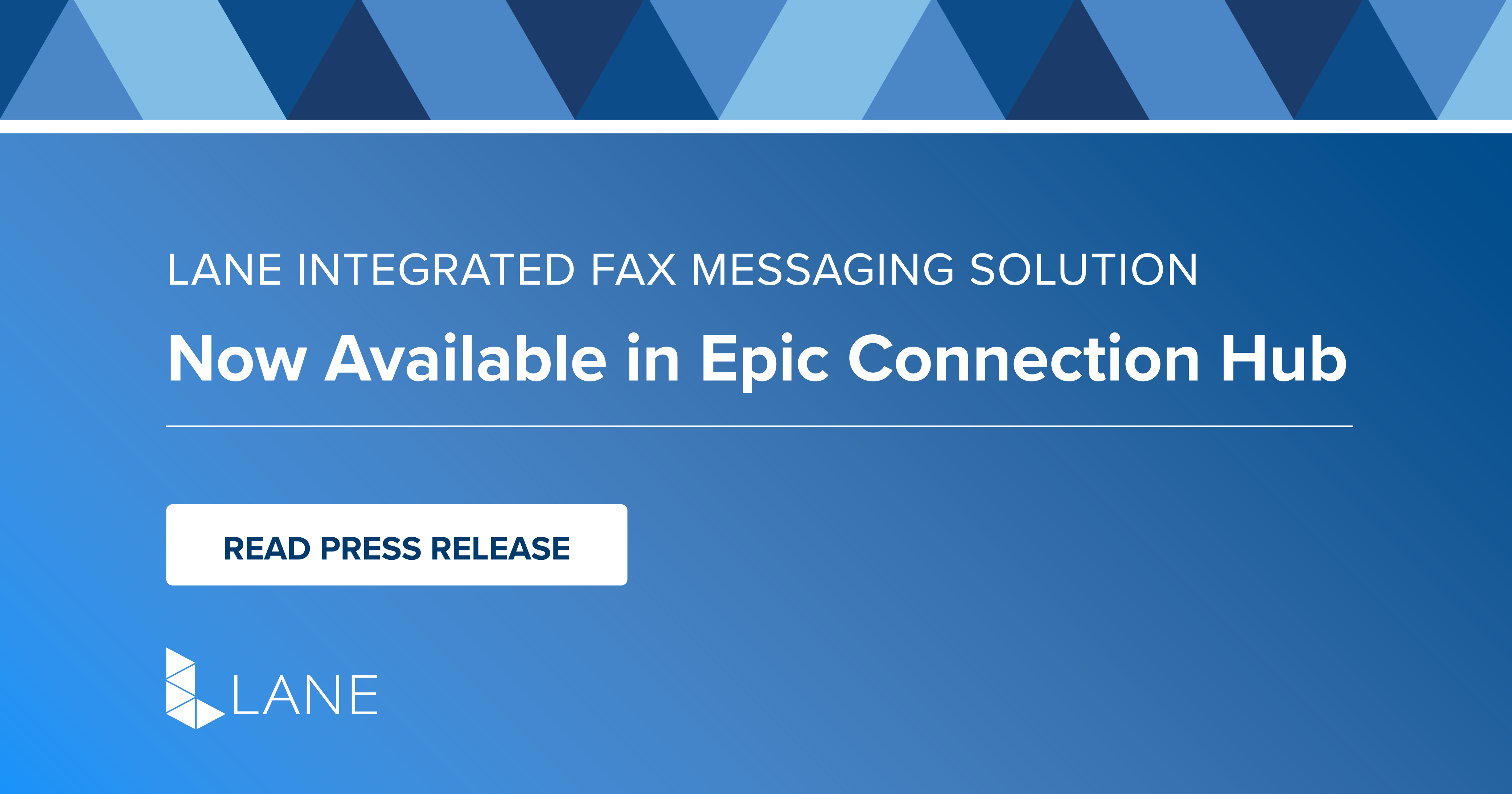Press Release: Lane’s Integrated Fax Messaging Solution Now Available ...