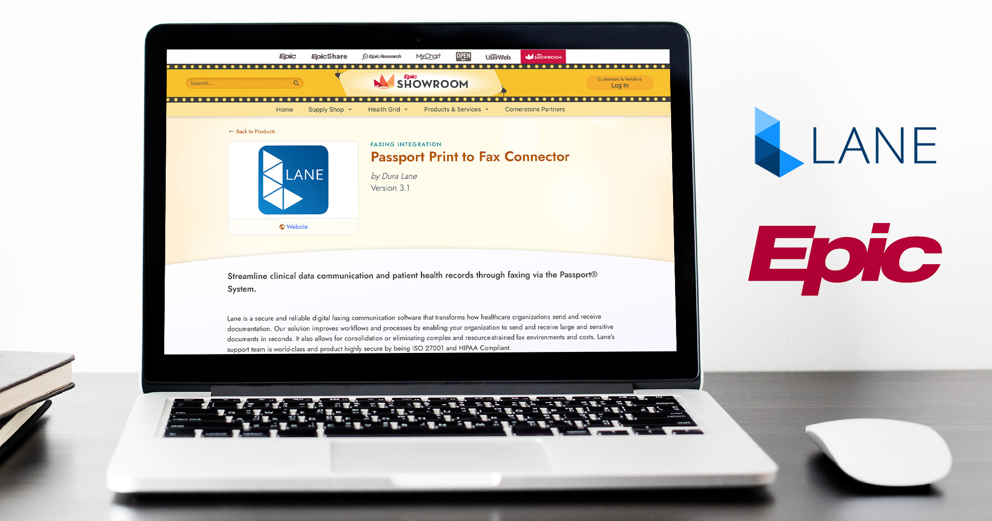 Lane is Now Featured in Epic’s Showroom - Lane