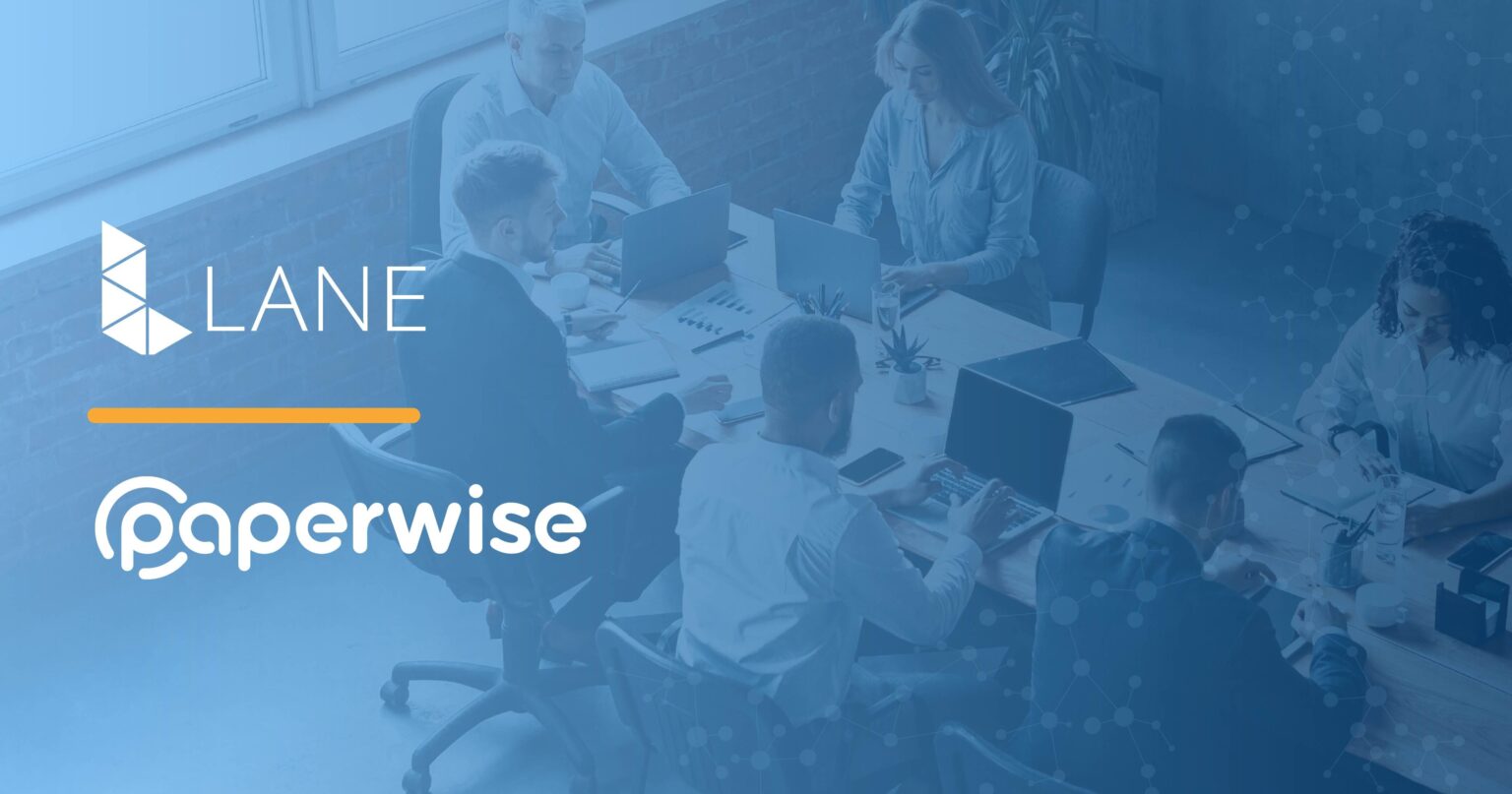 Intelligent Capture Partnership: Lane and Paperwise Form Strategic Alliance